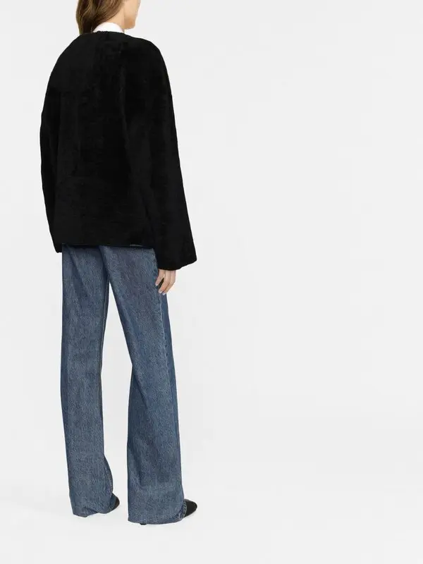 TOTEME Teddy Shearling Jacket - Black