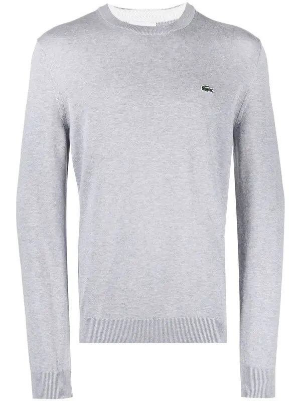 Lacoste Logo-patch Crew Neck Sweater