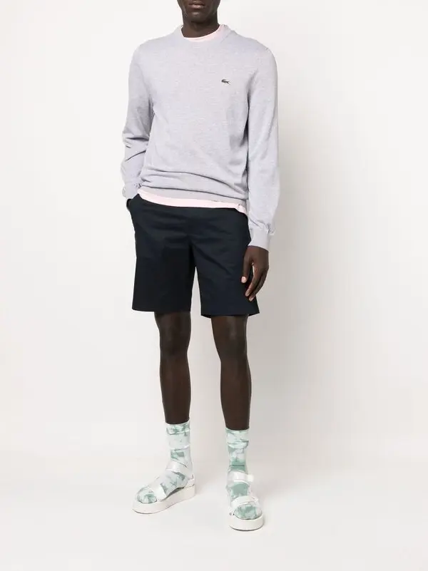 Lacoste Logo-patch Crew Neck Sweater