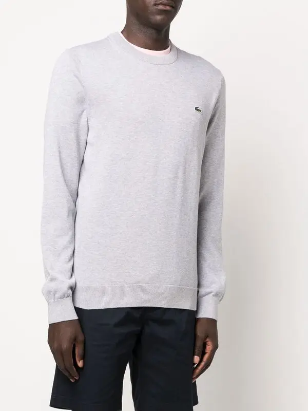 Lacoste Logo-patch Crew Neck Sweater