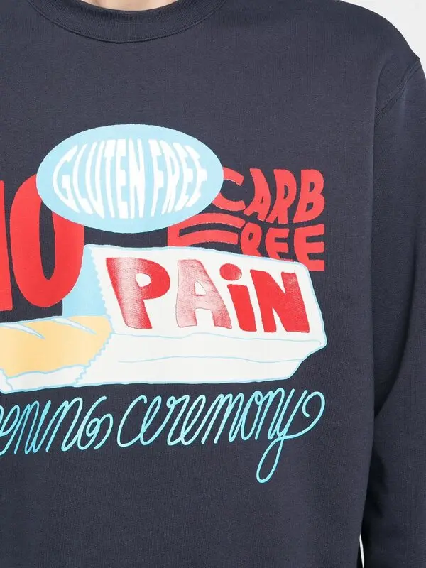 Opening Ceremony Slogan-print Crew-neck Sweatshirt