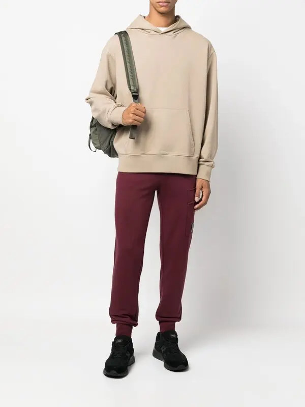 C.P. COMPANY Logo-patch Track Pants - Red