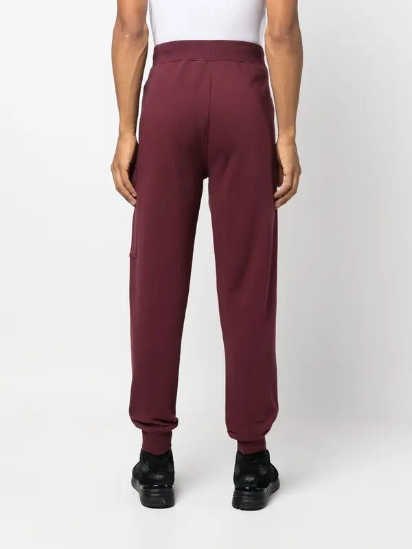 C.P. COMPANY Logo-patch Track Pants - Red