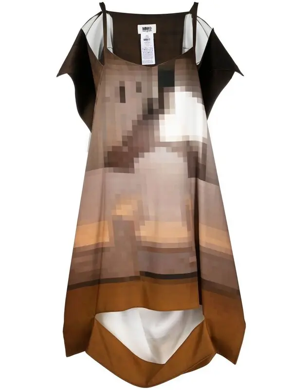 MAISON MARGIELA Draped Sleeveless Dress