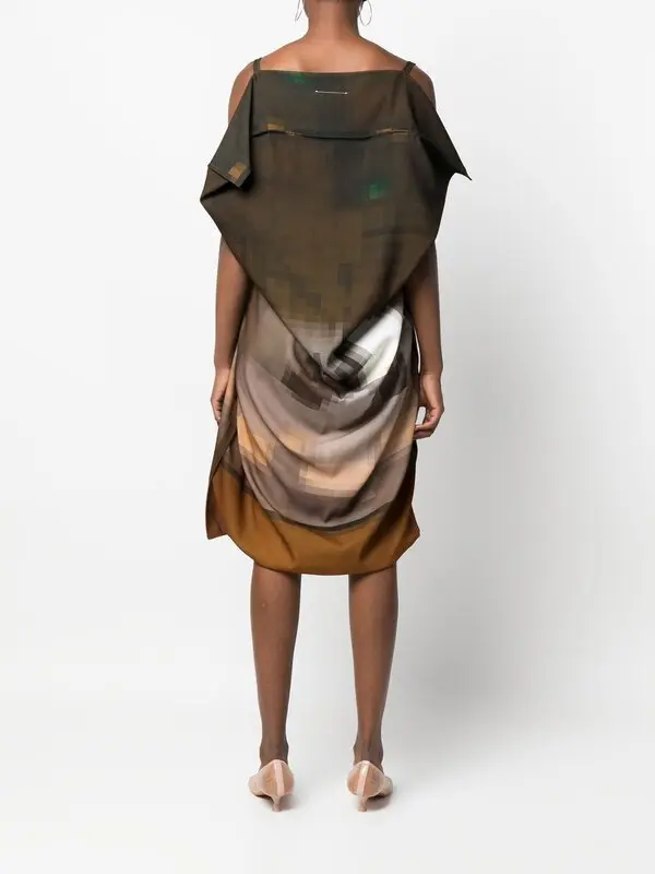MAISON MARGIELA Draped Sleeveless Dress