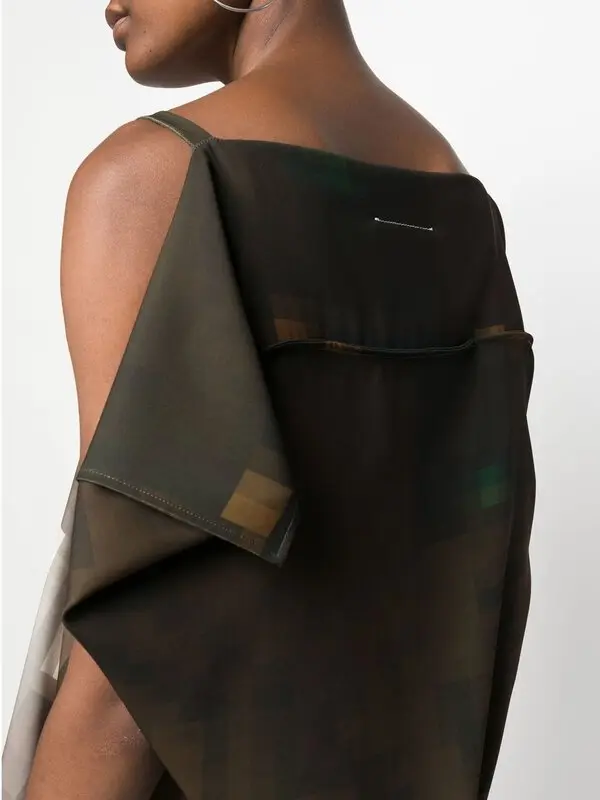 MAISON MARGIELA Draped Sleeveless Dress