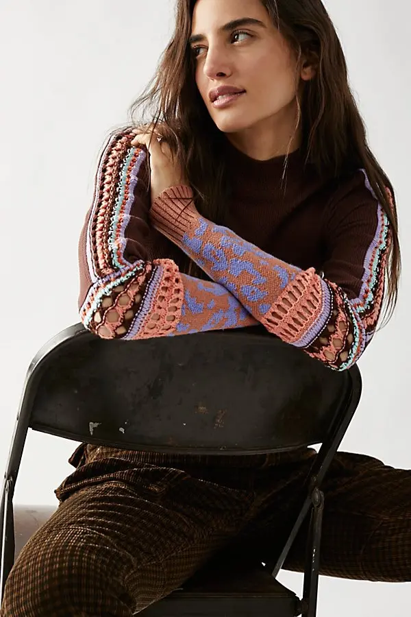 Free People Switch It Up Cuff Thermal Top