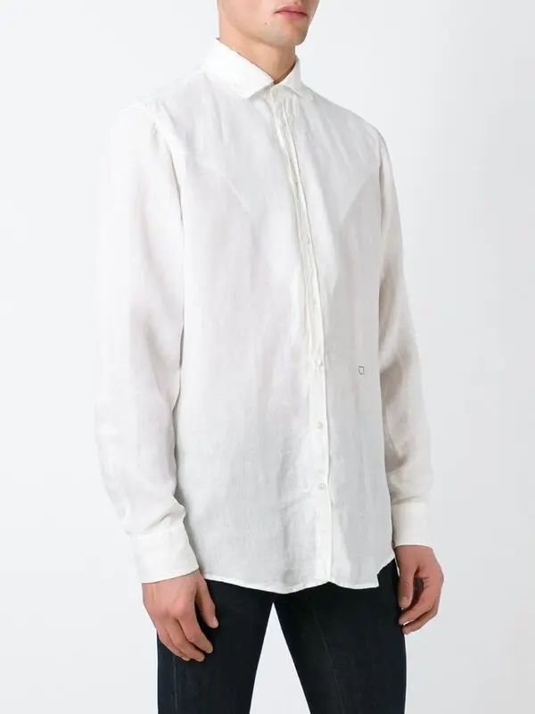 Massimo Alba Canary Buttoned Shirt - White