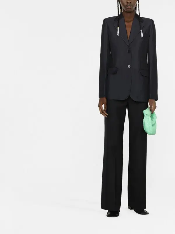 JIL SANDER Tailored Single-breasted Blazer - Blue