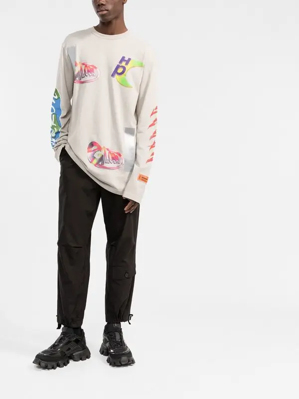 Heron Preston Os Global Collage Long-sleeve T-shirt
