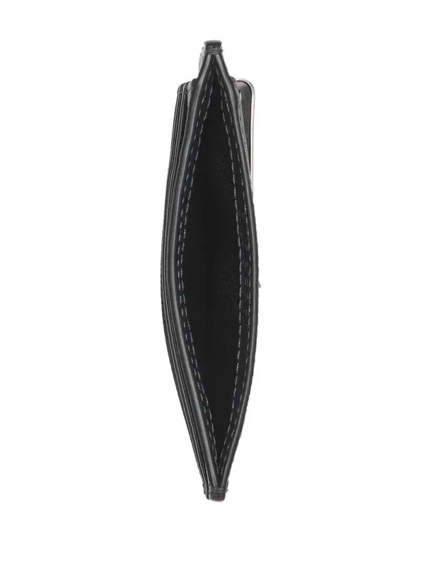 Burberry Check-pattern Leather Cardholder