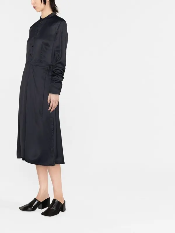 JIL SANDER Collarless Midi Dress