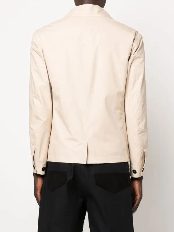 META CAMPANIA COLLECTIVE Cuban-collar Organic-cotton Shirt-jacket