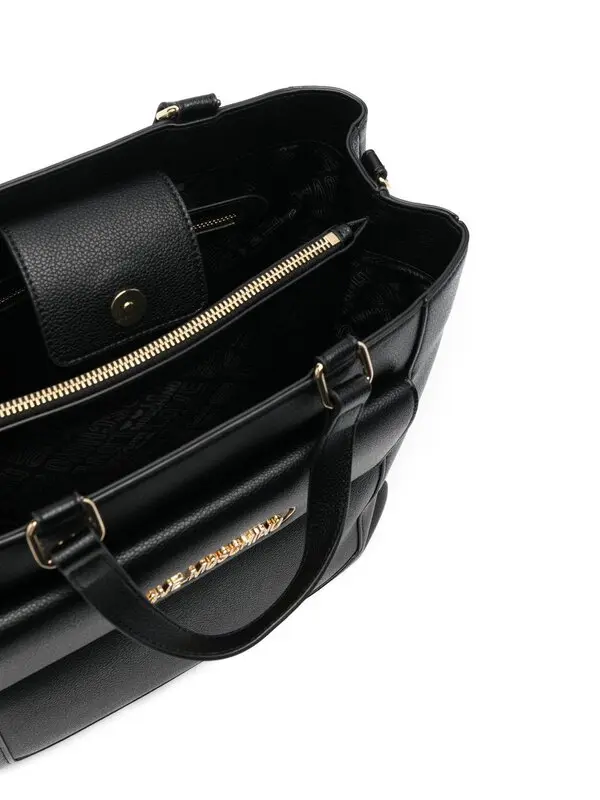 Moschino Logo Plaque Tote Bag