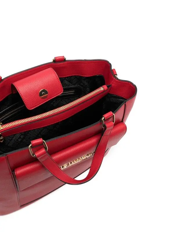 Moschino Logo-plaque Tote Bag
