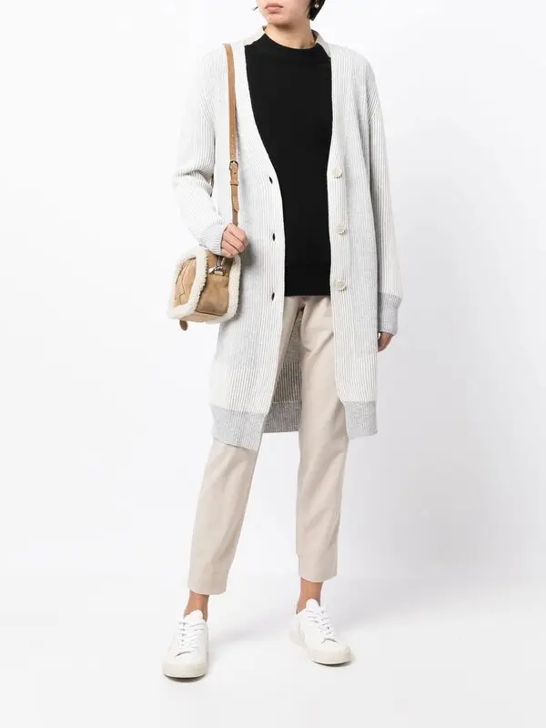 Lorena Antoniazzi V-neck Buttoned Cardigan Coat