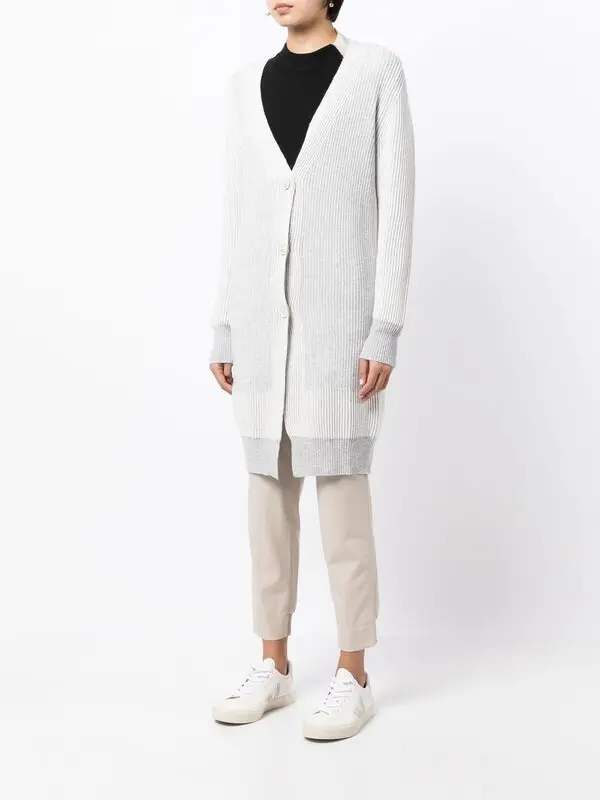 Lorena Antoniazzi V-neck Buttoned Cardigan Coat