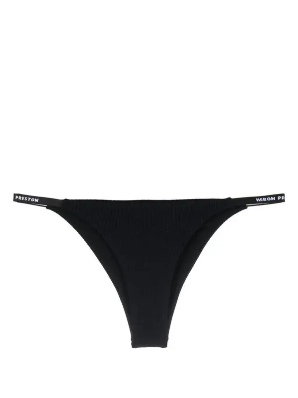 Heron Preston Logo Patch Bikini Bottom - Black