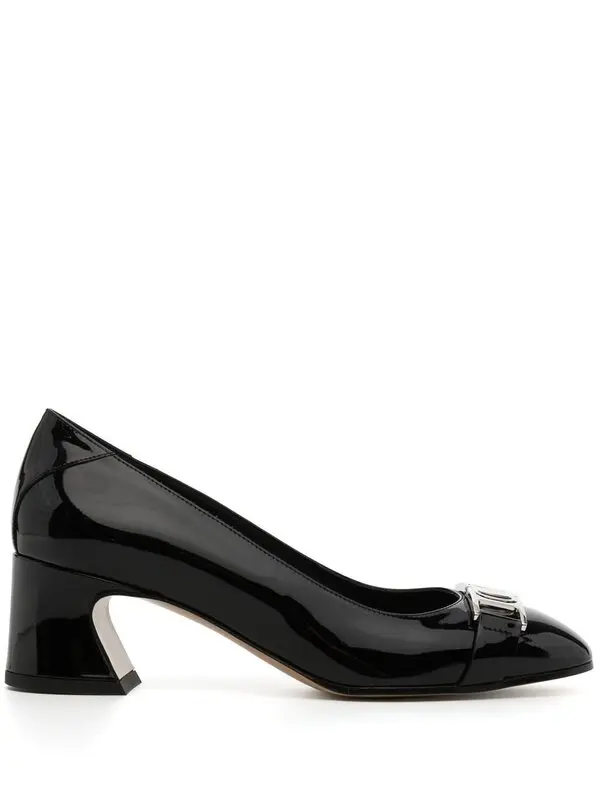 FERRAGAMO Gancini Plaque Pumps