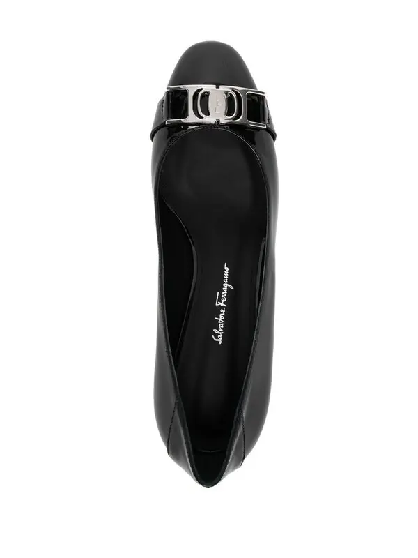FERRAGAMO Gancini Plaque Pumps