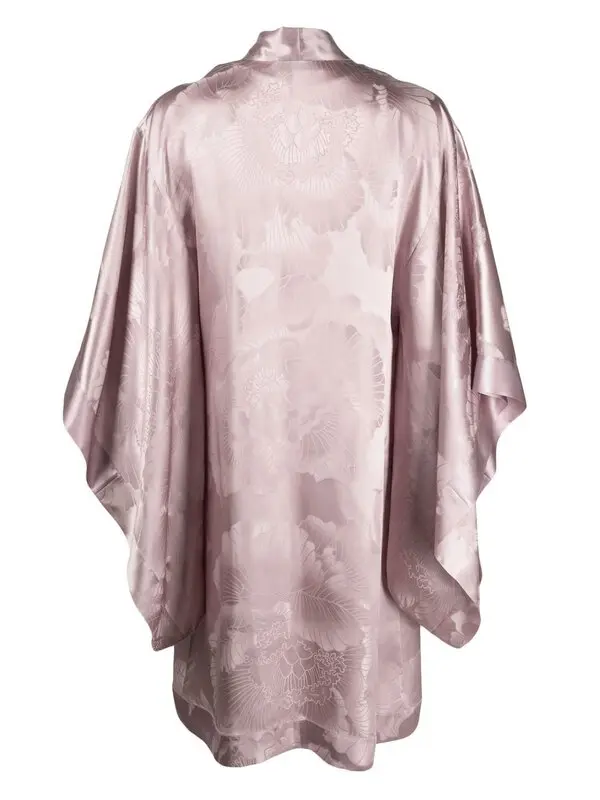 Carine Gilson Floral-print Silk Robe