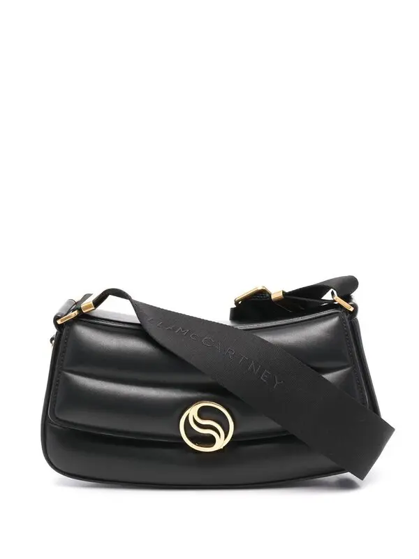 Stella McCartney S-wave Shoulder Bag - Black