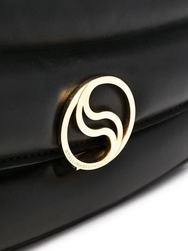 Stella McCartney S-wave Shoulder Bag - Black