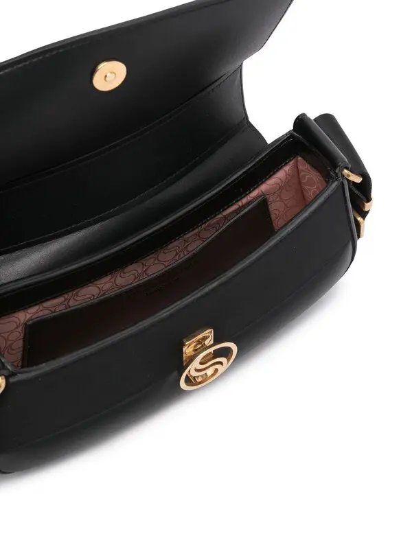 Stella McCartney S-wave Shoulder Bag - Black