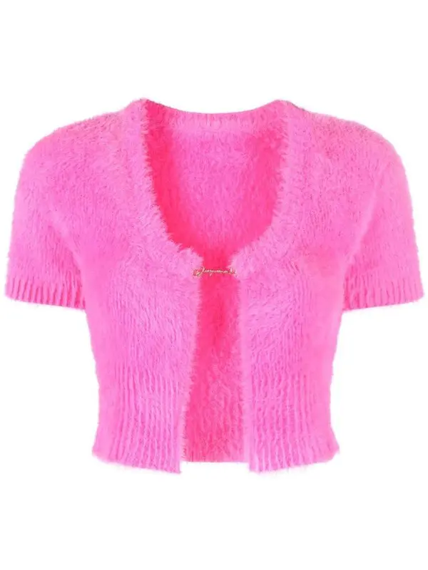 Jacquemus La Maille Neve Cardigan - Pink