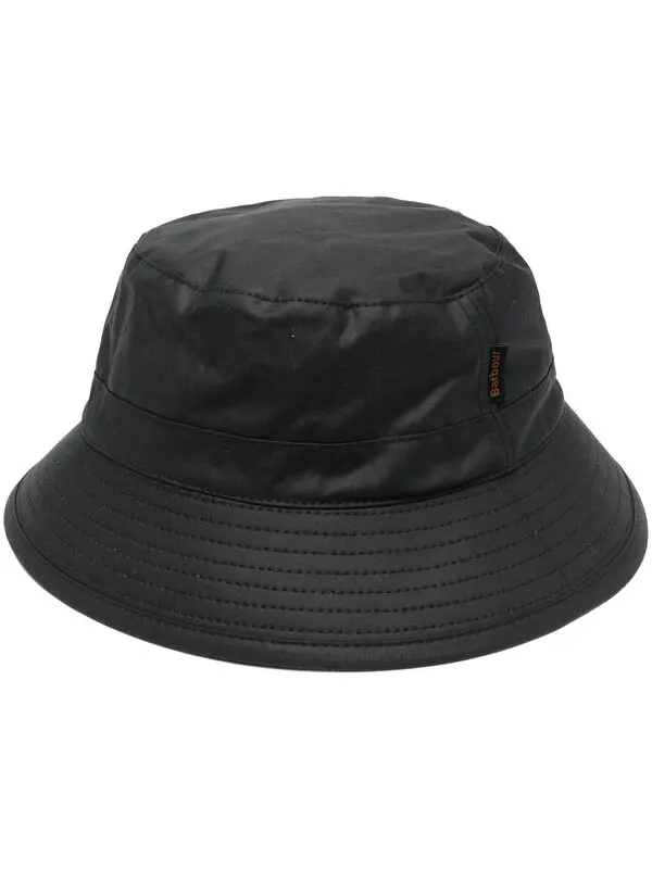 Barbour Logo-patch Bucket Hat - Black