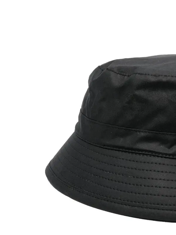 Barbour Logo-patch Bucket Hat - Black