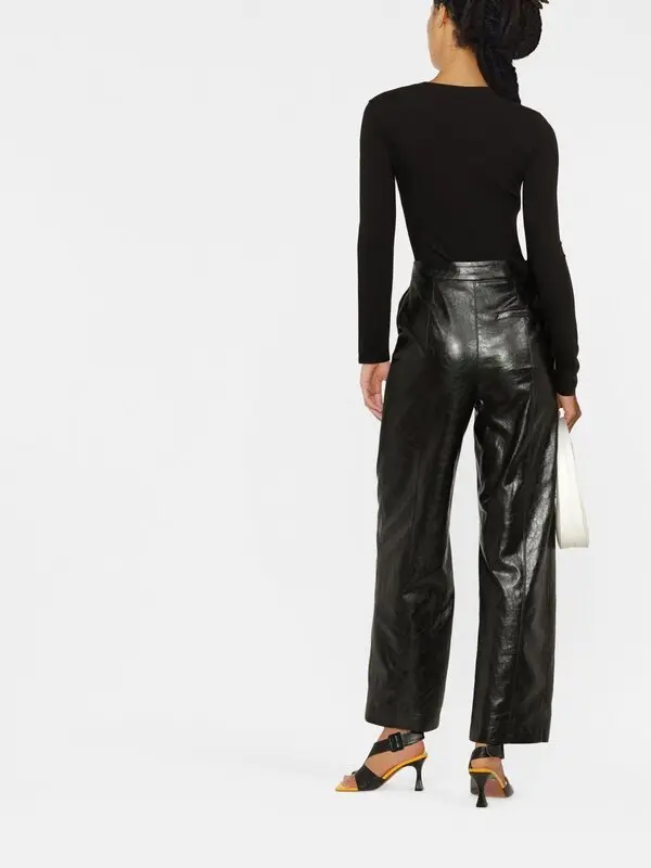 MAISON MARGIELA Round-neck Bodysuit - Black