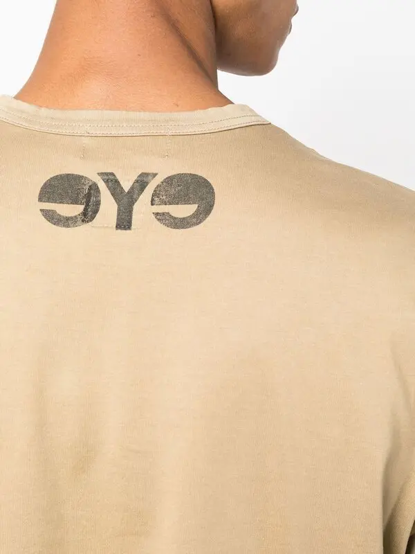 Junya Watanabe Logo-print Short-sleeve T-shirt - Neutrals