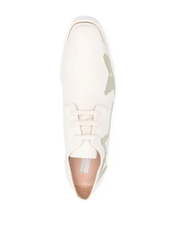 Stella McCartney Elyse Star-print Platform Shoes