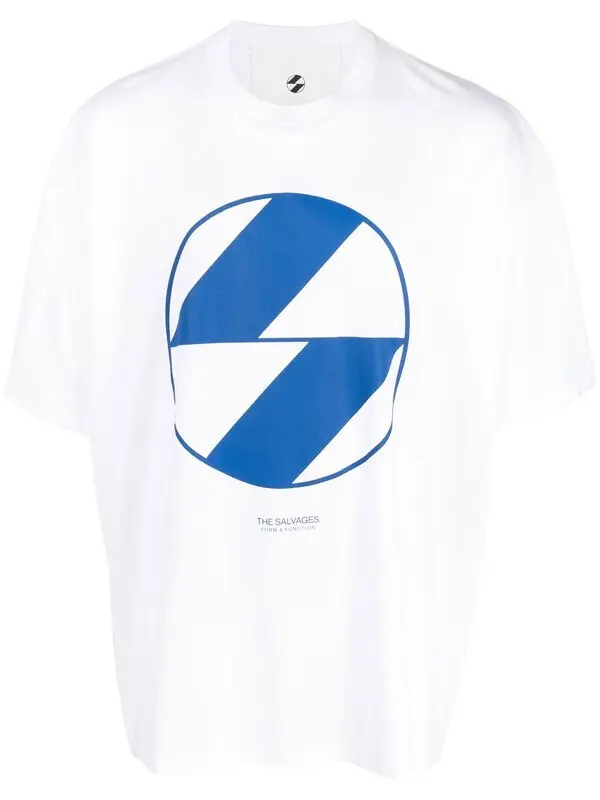 THE SALVAGES Logo-print Cotton T-shirt - White