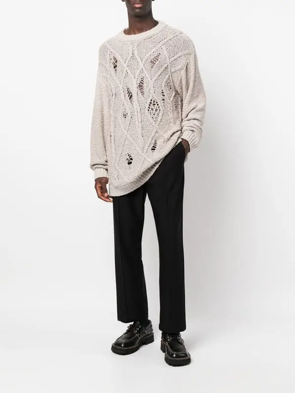 Opening Ceremony Relaxed Cotton Trousers