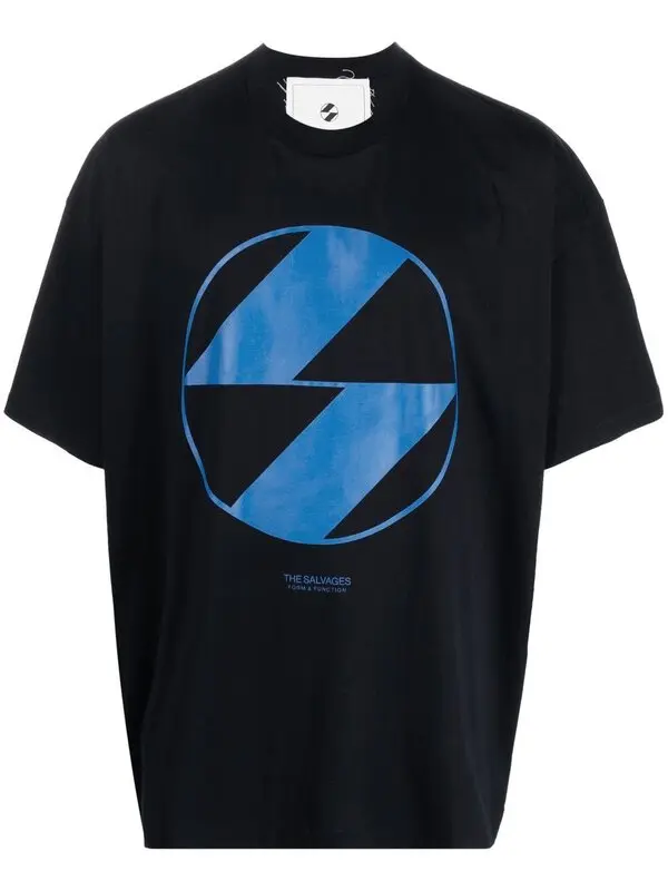THE SALVAGES Logo-print T-shirt - Black