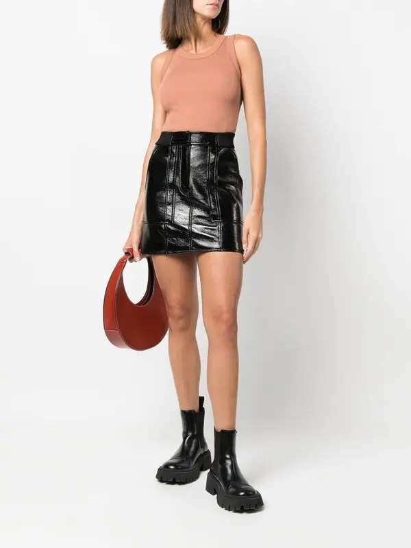 STYLAND Fine-ribbed Vest Top - Neutrals