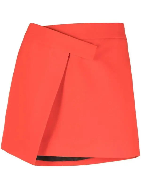 Attico Cloe Asymmetric Miniskirt