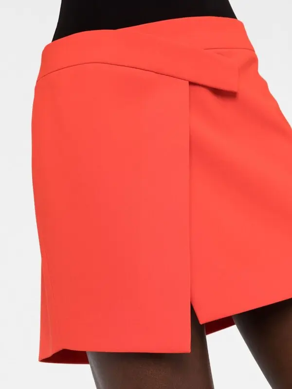 Attico Cloe Asymmetric Miniskirt