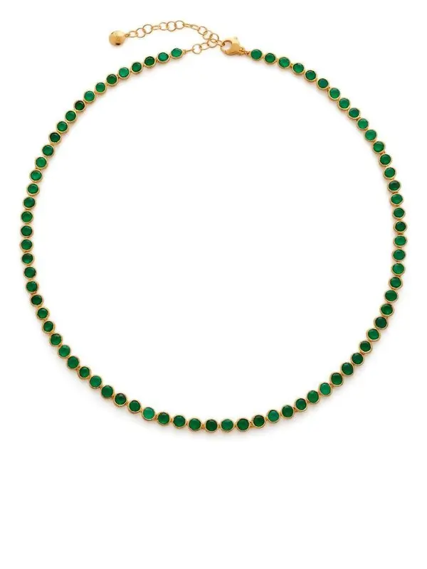 Monica Vinader X Kate Young Tennis Necklace - Gold