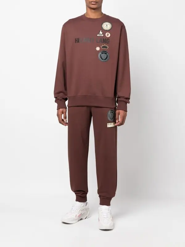 Helmut Lang Logo-patch Tapered Joggers