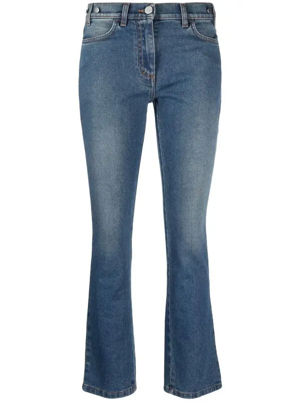 Philosophy Di Lorenzo Serafini Mid-rise Cropped Jeans