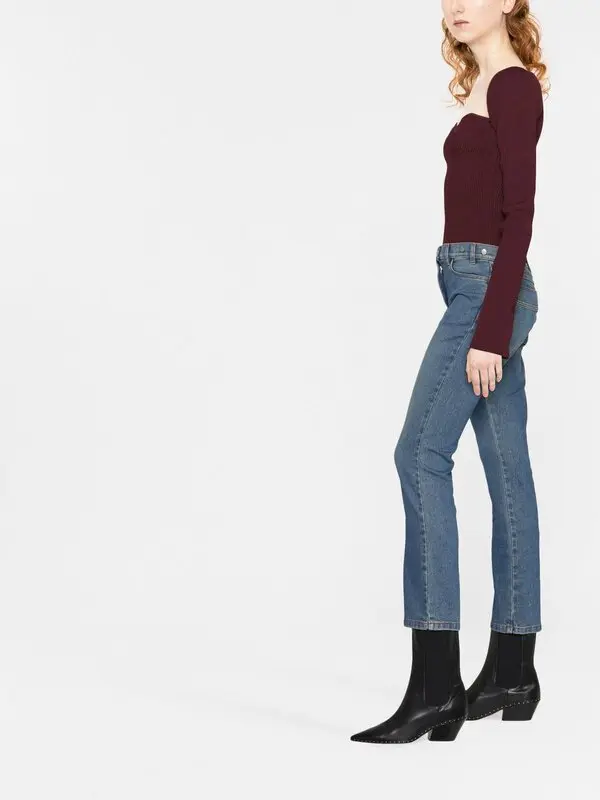 Philosophy Di Lorenzo Serafini Mid-rise Cropped Jeans