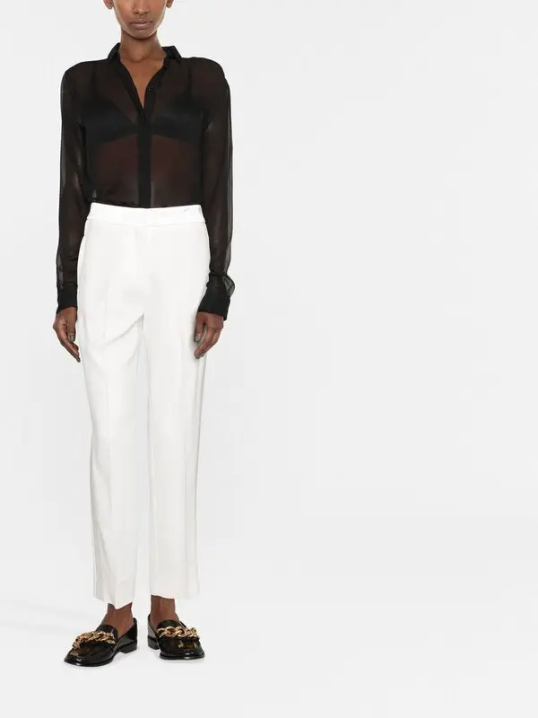 Ermanno Scervino High-waisted Trousers - White