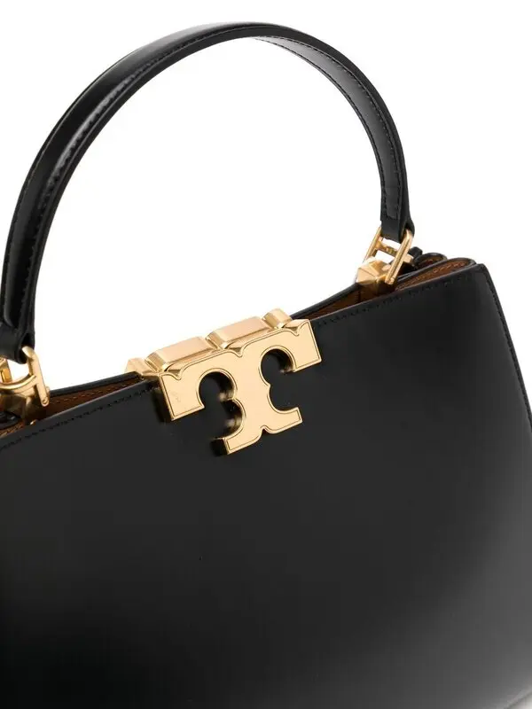 Tory Burch Eleanor Leather Satchel - Black