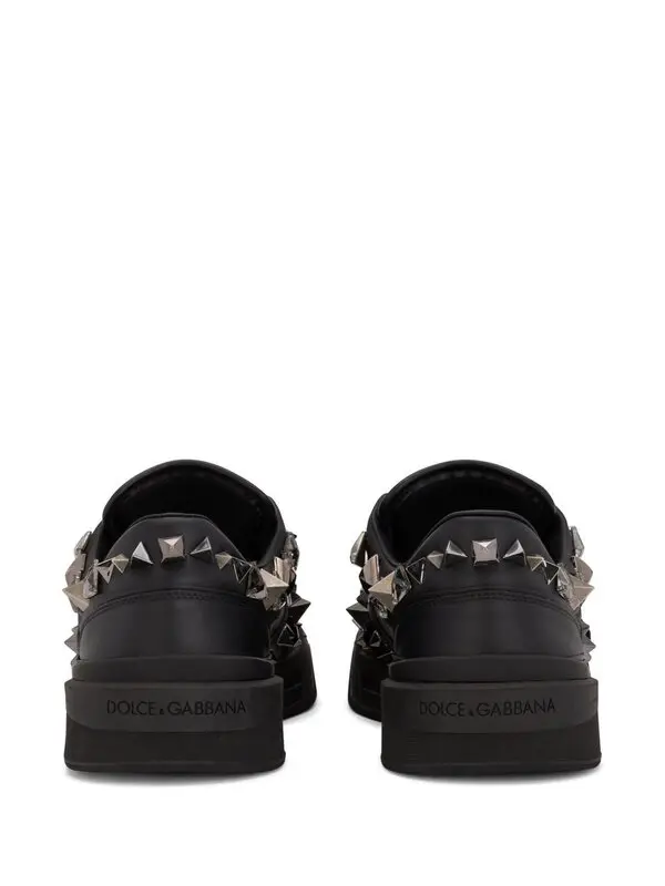 Dolce & Gabbana Roma Stud-embellished Low-top Sneakers