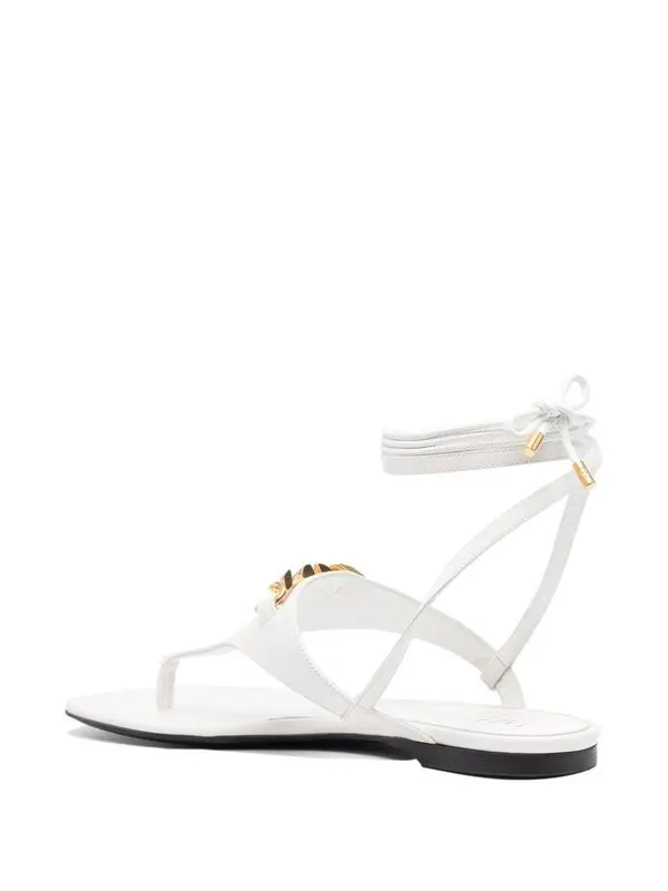 Valentino Garavani Vlogo Leather Sandals