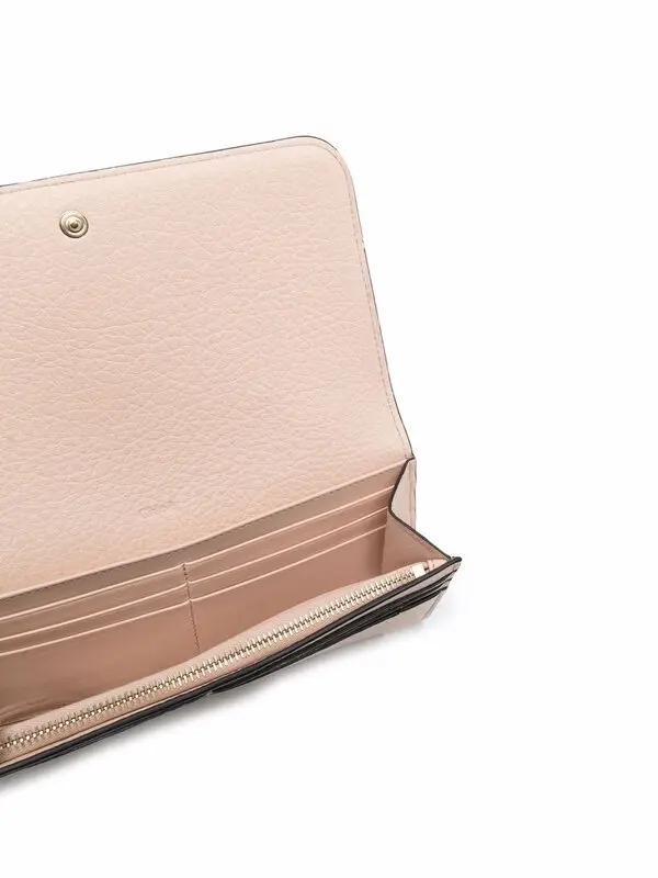 Chloé Alphabet Textured-leather Wallet