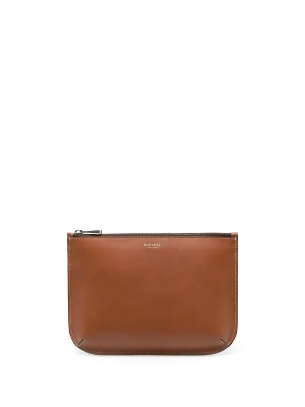 ASPINAL OF LONDON Ella Leather Clutch Bag